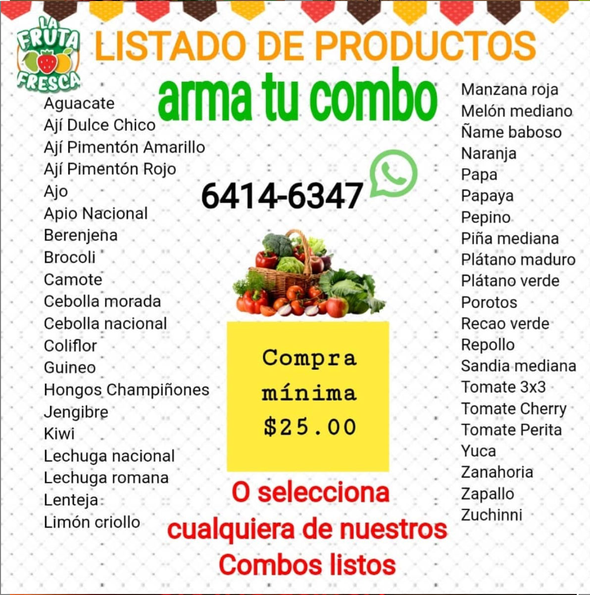 Arma tu combo | Productos | Catálogo de Servicios